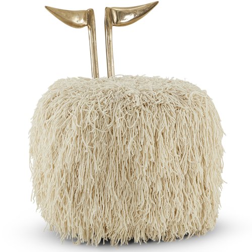 Sand Cast Brass and Handspun Wool Dining Chair by Egg Designs for sale ...