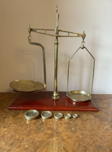 Large Antique Victorian Scales by Parnall & Sons of Bristol, 1880 for ...