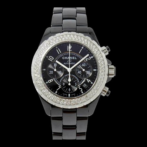 Men's Watch with Diamond Bezel from Chanel for sale at Pamono