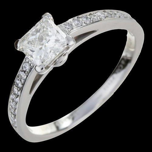 TIFFANY Grace 0.73ct Diamond Ladies Ring Pt950 Platinum for sale at Pamono