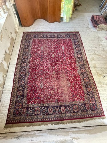 Large Middle Eastern Wool Rug, 1980s for sale at Pamono