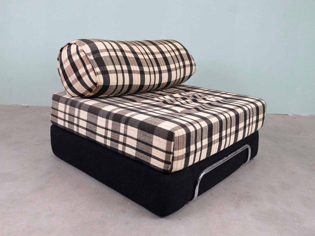 Classic Checked Daybed Armchair for sale at Pamono