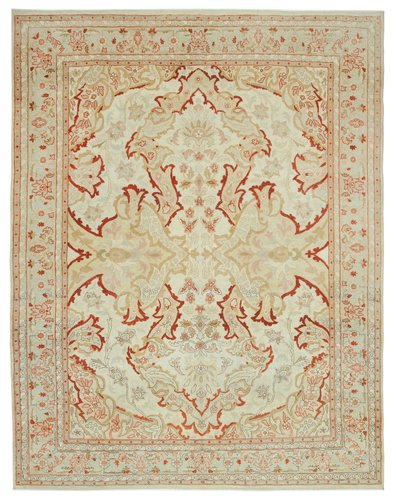 Handmade Wool Oushak Rug, 2000s for sale at Pamono