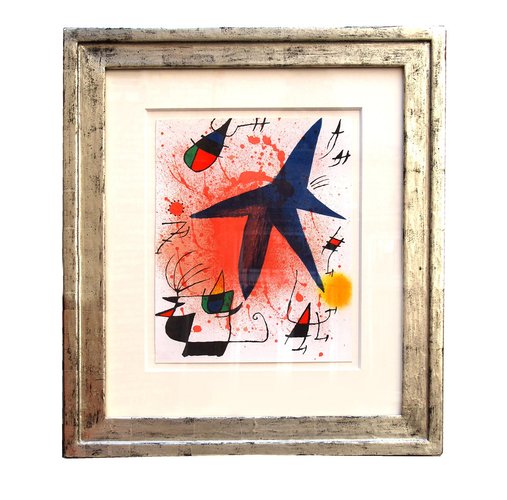 Joan Miró lithograph “The blue star” for sale at Pamono