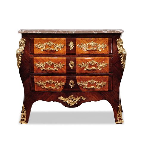 Baroque Style Chest of Drawers, 1860 for sale at Pamono