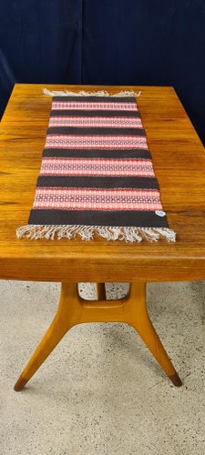 Swedish Handwoven Tablecloth/Rug in Wool, 20th Century for sale at Pamono