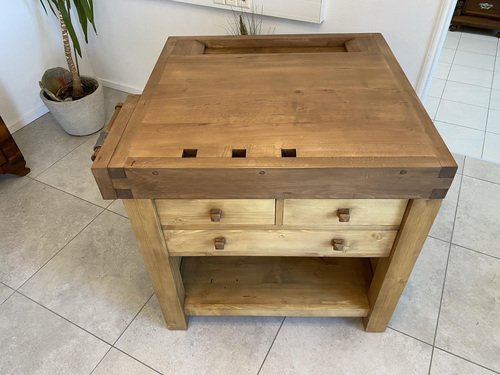 Vintage Narrow Workbench for sale at Pamono