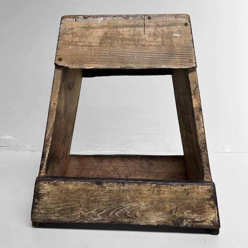 Wooden Fumidai Step Stool, Taishō Period, Japan, 1920s for sale at Pamono