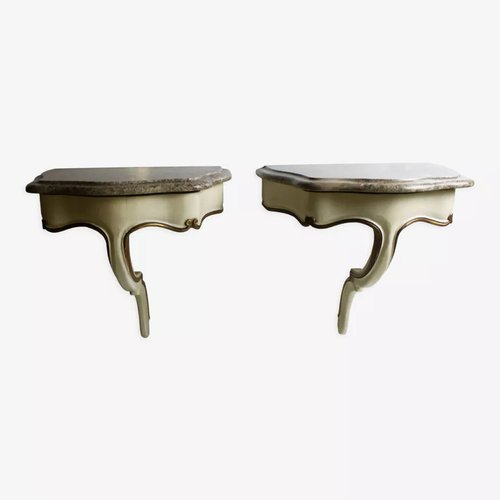 Vintage Venetian Wall Consoles, Set of 2 for sale at Pamono