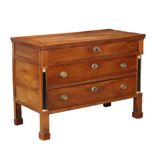 Antique Empire Chest of Drawers in Walnut for sale at Pamono