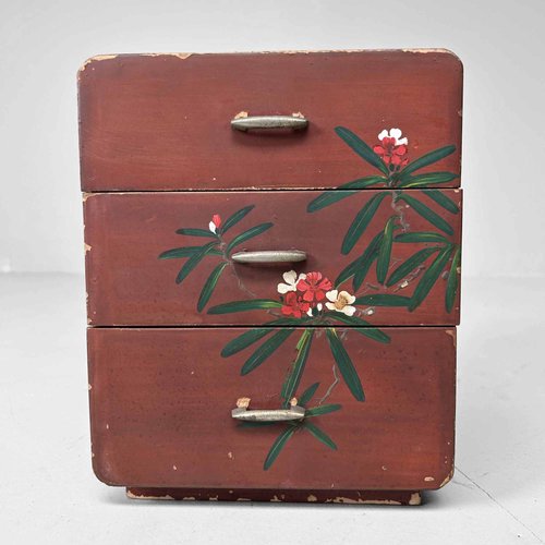 Vintage Japanese Sewing Box, 1920s for sale at Pamono