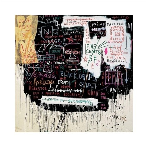 Jean-Michel Basquiat, Museum Security (Broadway Meltdown), 1983/2021 ...
