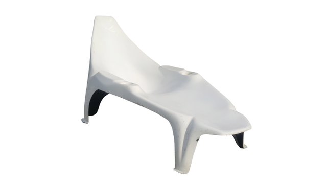 Mid-Century Modern Pool Liege in Weiß bei Pamono kaufen