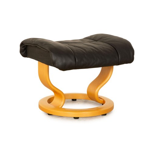 Leather Stool from Stressless for sale at Pamono