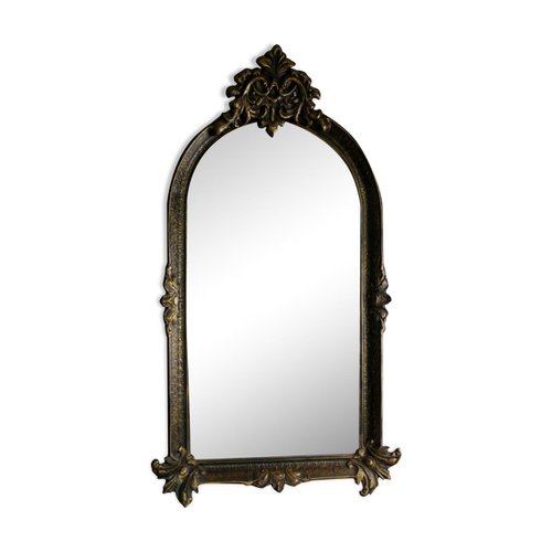 Baroque Trumeaux Mirror in Carved Wood for sale at Pamono