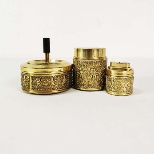 Art Deco Smoking Set from Erhard, Germany, 1960s, Set of 3 for sale at ...