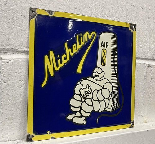 Michelin Garage Advertising Enamel Sign for sale at Pamono