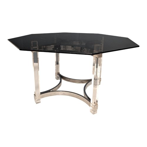 Italian Octagonal Dining Table by Alessandro Albrizzi for sale at Pamono