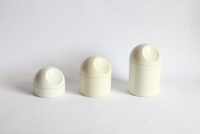 Space Age Storage Containers by Makio Hasuike for Gedy, Italy, 1960s ...