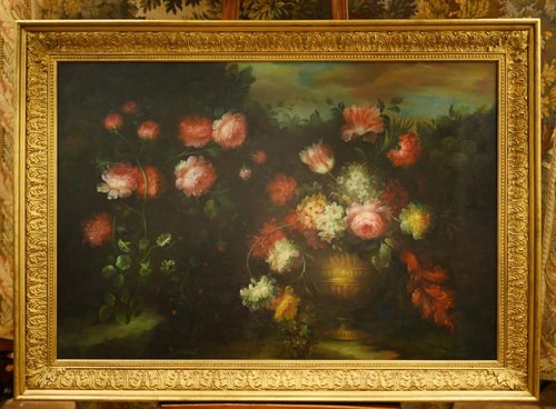 Pre-Raphaelite Artist, Still Life with Floral Spray, Oil Painting ...