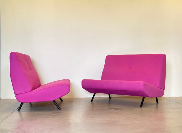 Set of Triennale Model Sofas by Marco Zanuso for Arflex, 1950s for sale ...