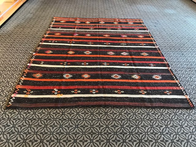 Vintage Boho Kilim Rug, 1980s for sale at Pamono