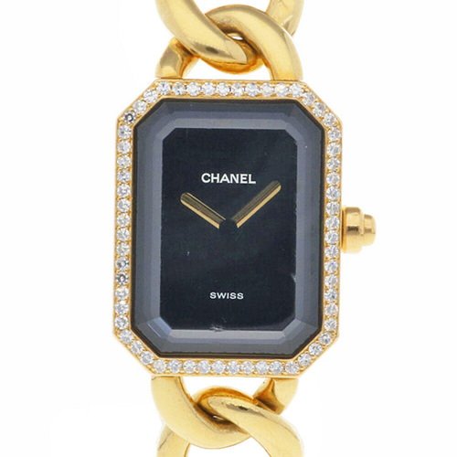 Premiere Quartz Diamond Bezel Chain Bracelet from Chanel for sale at Pamono