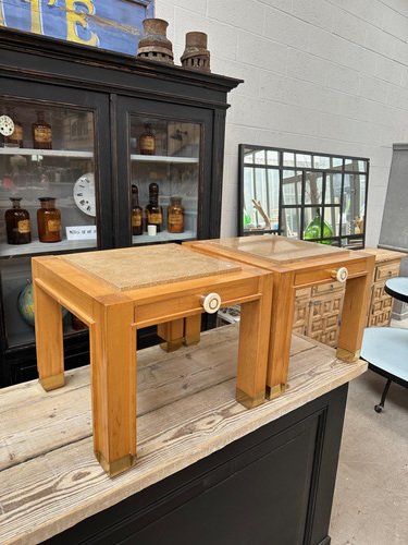 Bedside Tables, 1980s, Set of 2 for sale at Pamono