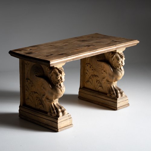 Bench with Terracotta Legs by Dini & Cellai Signa for sale at Pamono