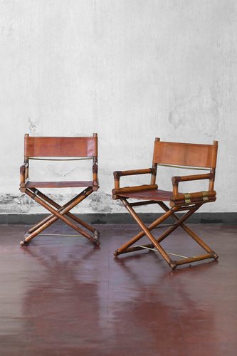 Directors Chairs by Elinor and John Mc Guire for Lyda Levi, Set of 2 ...