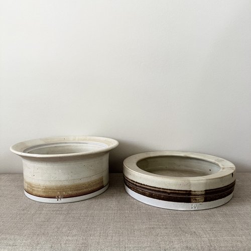 Vintage Ceramic Bowls, 1970s, Set of 2 for sale at Pamono