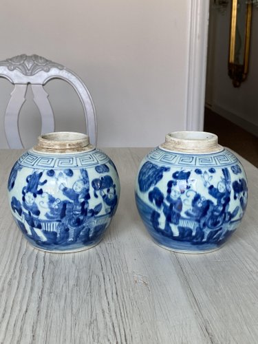 China Pots, 1860, Set of 2 for sale at Pamono
