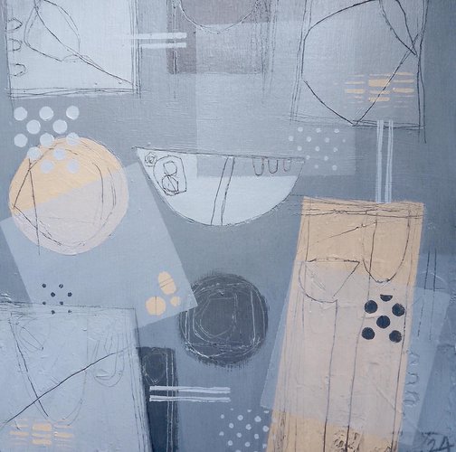 Patricia McParlin, April Interior II, Acrylic Painting, 2024 for sale at Pamono