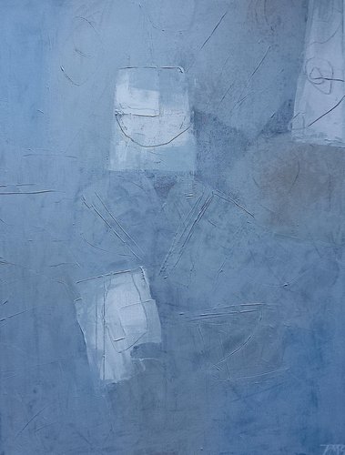 Patricia McParlin, Blue Harmonic, Acrylic Painting, 2024 for sale at Pamono