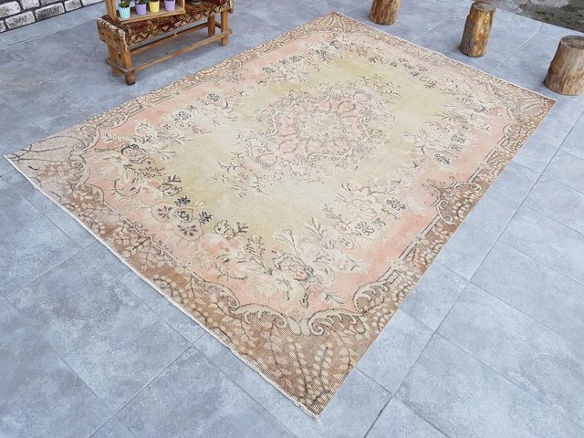 Vintage Floor Rug, 1960s for sale at Pamono