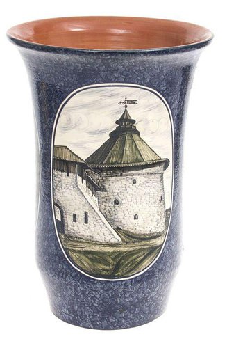 Ceramic Pskov Fortress Vase for sale at Pamono
