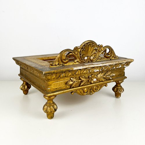 Antique Book Stand in Gilt Wood for sale at Pamono