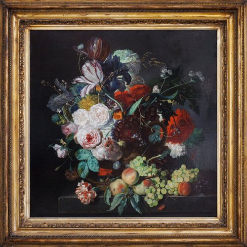 Angelo Granati, Flowers, Oil on Canvas, 2005 for sale at Pamono