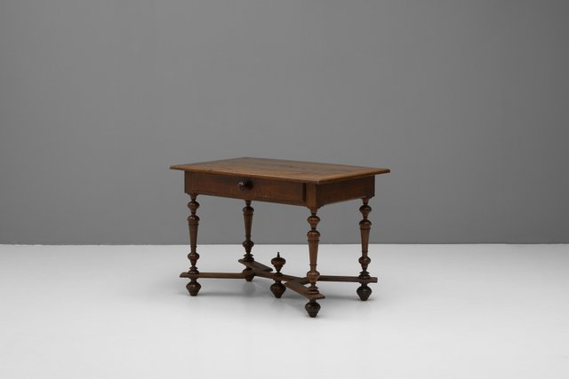 Antique Stretcher Table, 1850 for sale at Pamono