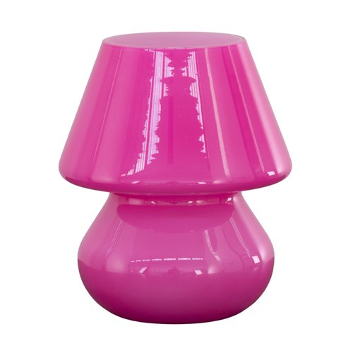 Vintage Italian Fuchsia Mushroom Table Lamp in Murano Glass for sale at ...
