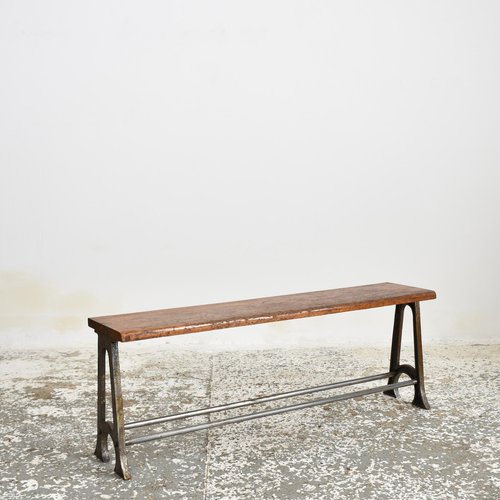 Vintage Locker Room Storage Bench, 1950s for sale at Pamono