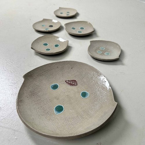 Mid-Century Ceramic Plates by Mashiko-Yaki, Japan, 1960s, Set of 6 for ...