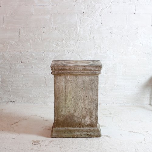 Beige & Grey Stone Pedestal for sale at Pamono