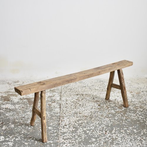 Elm Rustic Pig Bench for sale at Pamono