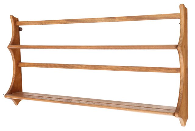 Vintage Plate Rack Wall Shelves from Ercol, 1970s for sale at Pamono