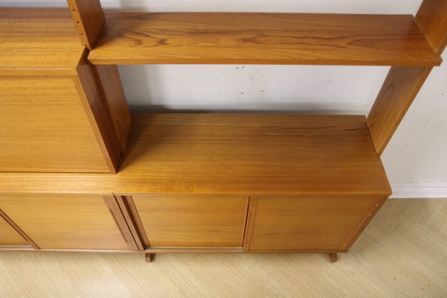 Scandinavian String Parad Teak Bookcase, 1960 for sale at Pamono