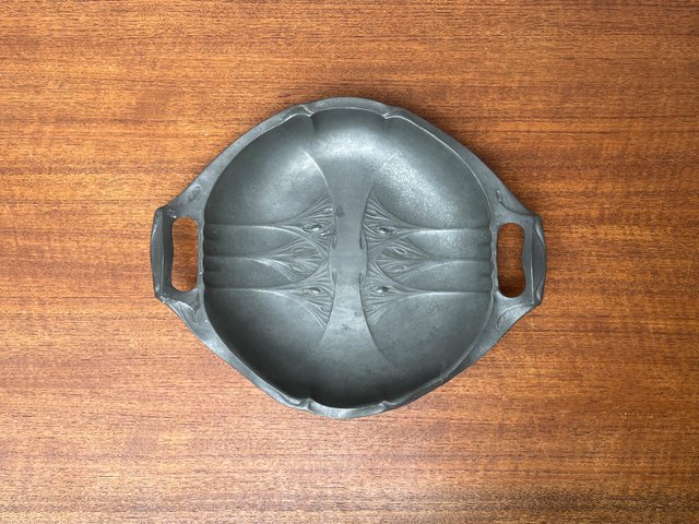 Scodella Art Déco in peltro di Kayser Zinn in vendita su Pamono