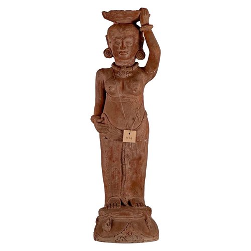 15th Century Majapahit Terracotta Handmaiden Figure, 1500 for sale at ...