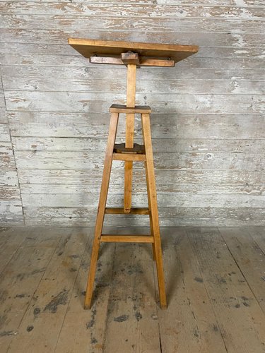 Vintage Rotating Height-Adjustable Sculpture Stand for sale at Pamono
