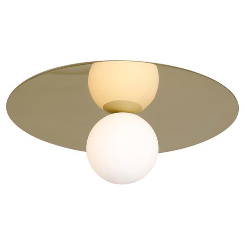 Large Plate and Sphere Ceiling Light by Atelier Areti for sale at Pamono
